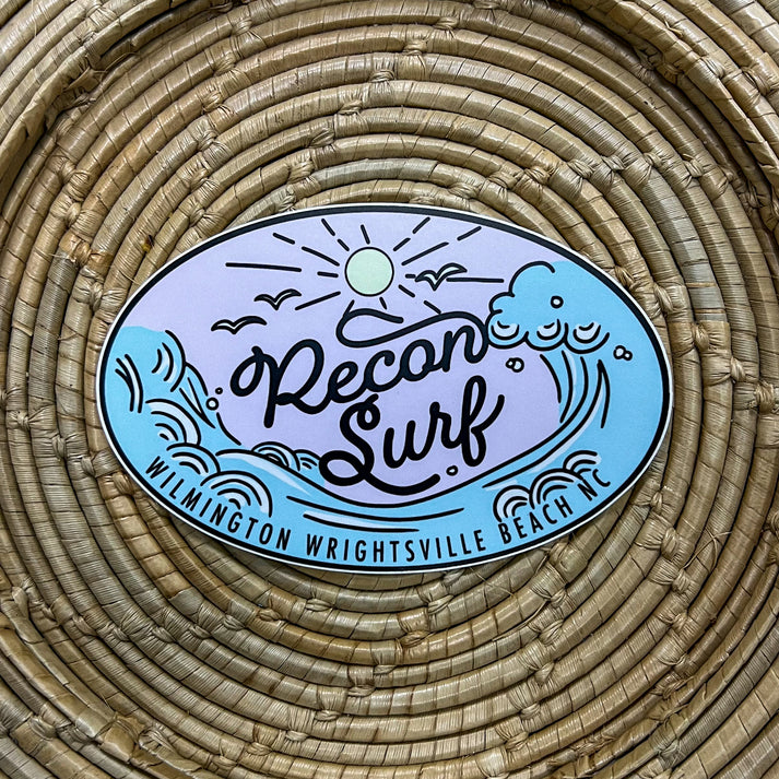 BEACH DAY - STICKER – Recon Surf Shop